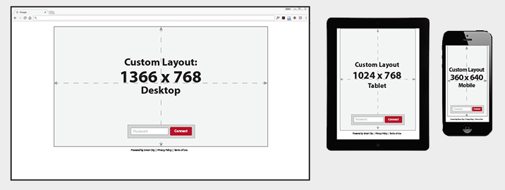 Smart City Networks - Wi-Fi Splash Page Design