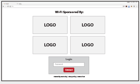 Smart City Networks - Wi-Fi Splash Page Design